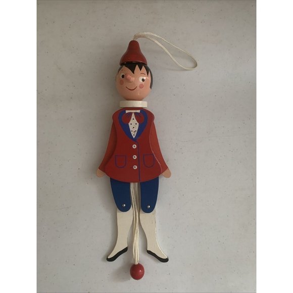 Unknown | Toys | 3 Wooden Pinocchio Jumping Jack Doll Handmade | Poshmark